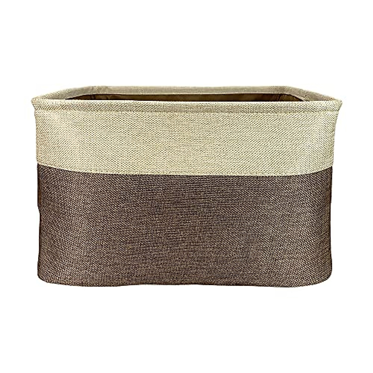 MALIHONG Custom Dog Basket for Toys Collapsible Storage Bin Grey Brow Pink Purple Blue Rectangular Pet Storage Organizer Box with Handles Medium Customized Name & Dog Breed