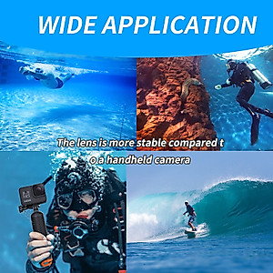 Stick Waterproof Floating Hand Grip Snorkeling ​Underwater ​Diving Selfie Pole Stick Compatible with 11 10 9 8 7 6 5 4 3 2 1 for Water Sport and Action Cameras