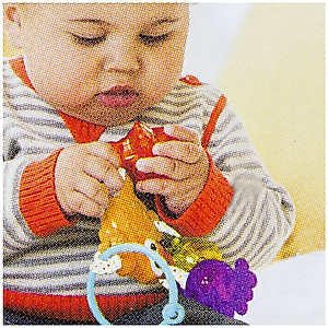 Infantino Link and Jingle Activity Rattle - Whale