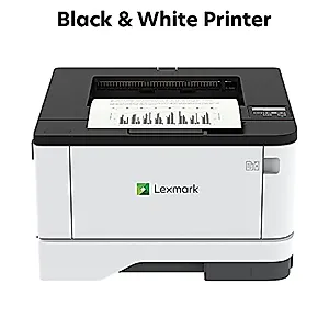 Lexmark B3340dw Monochrome Laser Printer with Full-Spectrum Security and Print Speed up to 40 ppm(29S0250), Gray/White, Small