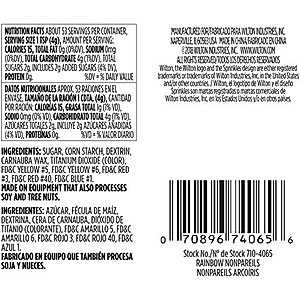 Wilton Rainbow Nonpareils Food Decorative, 7.5-Ounce