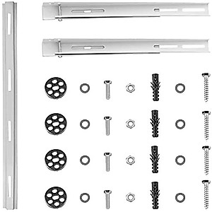 Air Jade Mini Split Bracket with Cross Bar, Heavy Duty Foldable Wall Mounting Bracket for Ductless Mini Split Air Conditioner Heat Pump Systems, 9000-36000 BTU Condenser, 450 lbs