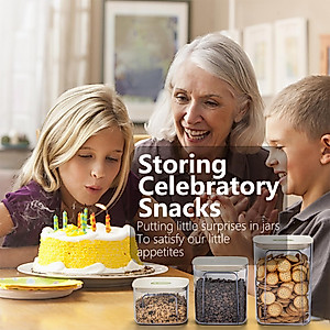 LivLab 600ML Storage Container Bin Rice Dispenser Food Cereal Container Bins Household (0.6L)