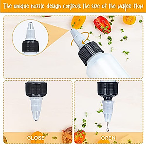 50 Pack 2 oz Boston Dispensing Bottles Plastic Squeeze Bottles with Twist Top Cap Small Squeeze Bottles Clear Squeeze Bottle Small Round Bottles with 2 Funnels for Kitchen Household Home