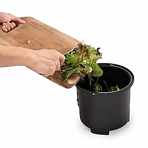 Luma Electric Kitchen Composter, 2.5L Capacity Odorless Countertop Compost Bin with Lid Clear-View Window, Smart Trash Can for Food Disposal, Turn Food Waste into Nutrient-Rich Plant Food