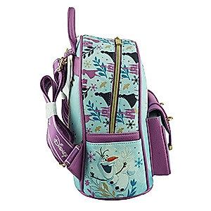 Wondapop Disney Frozen Elsa and Anna 11" Vegan Leather Fashion Mini Backpack