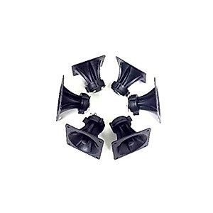 Nippon America 3 Pair of 3.25" x 3.25" Piezo Tweeter Element DJ Speaker Car Audio Square Single Super Horn NTX-1004PZ