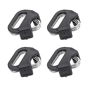Foto&Tech 4 pieces Stainless Steel Lug Ring Camera Strap Triangle Split Ring Adapter and ABS Cap, Compatible with Fujifilm Lecia Nikon Canon Sony Olympus Pentax Panasonic SLR RF Mirrorless Camera