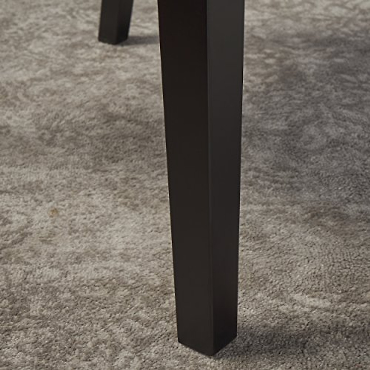 Christopher Knight Home Leorah Tall Back Tufted Velvet Dining Chairs, 2-Pcs Set, Navy Blue / Dark Brown