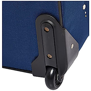 American Tourister Fieldbrook XLT Softside Upright Luggage, Navy, 4-Piece Set (BB/DF/21/25)