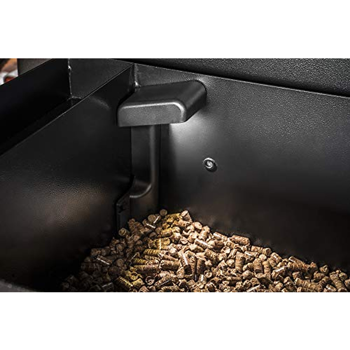 Traeger BAC523 Pellet Sensor, Black & Traeger Pellet Grills BAC637 Stay Dry Pellet Bin, Wood Pellet Storage with Locking Lid, Black