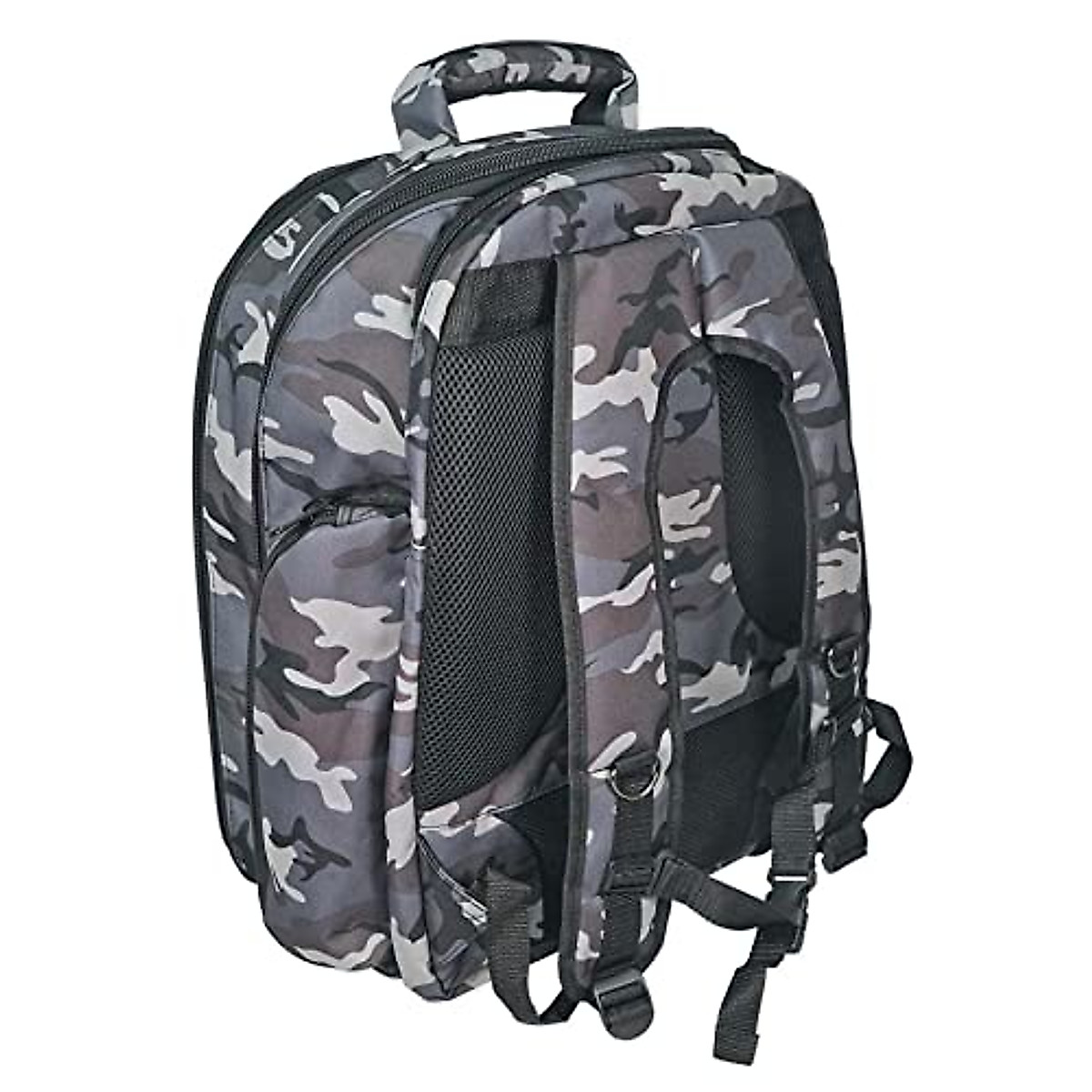 RockvilIe DJ Mixer Case Travel Camo Backpack Bag Fits 19"w x 20"h x 13"d