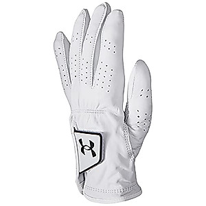 Under Armour Spieth Tour Glove - 1363656-100 - White/Black - LXL