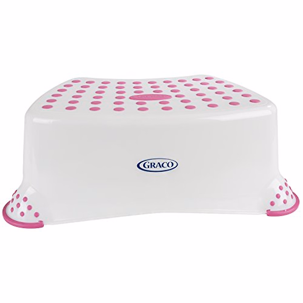 Graco Sure Foot Step Stool, White/Pink