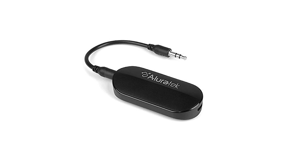 Aluratek Bluetooth Audio Transmitter: 50ft Range, 10 Hrs