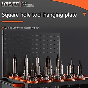 LYREIGN CNC Machine Tools Trolley for Storehouse Factory Garage, CNC Tool Milling Cutter Transfer Cart, Utility Carts Tool Organizers Storage Rack
