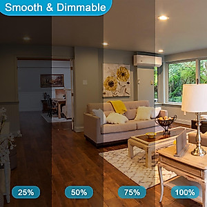 Lacnooe PAR20 Bulbs, 2 Pack 120V 50W PAR20 Flood Light Bulbs, Long Lifespan High Output Reflector Flood Lights, E26 Medium Base, Dmimable, Warm White