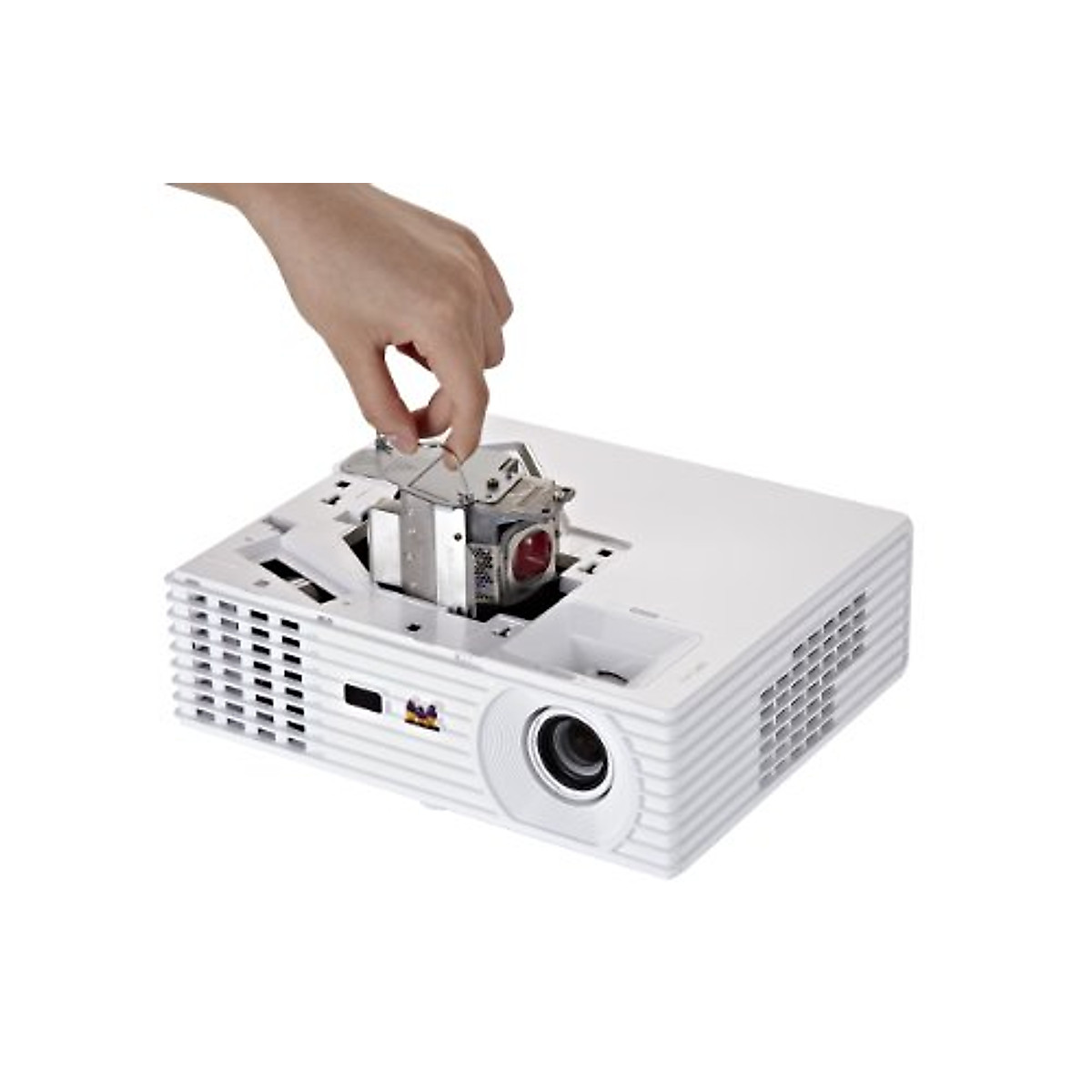 ViewSonic PJD5234L XGA DLP Projector, 3000 Lumens, 3D Blu-Ray w/HDMI, 120Hz, White