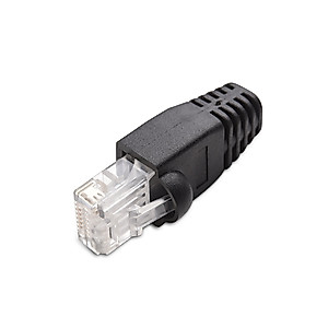 Cable Matters 100-Pack 8mm Strain Relief Boots for Large Diameter Cable in Black