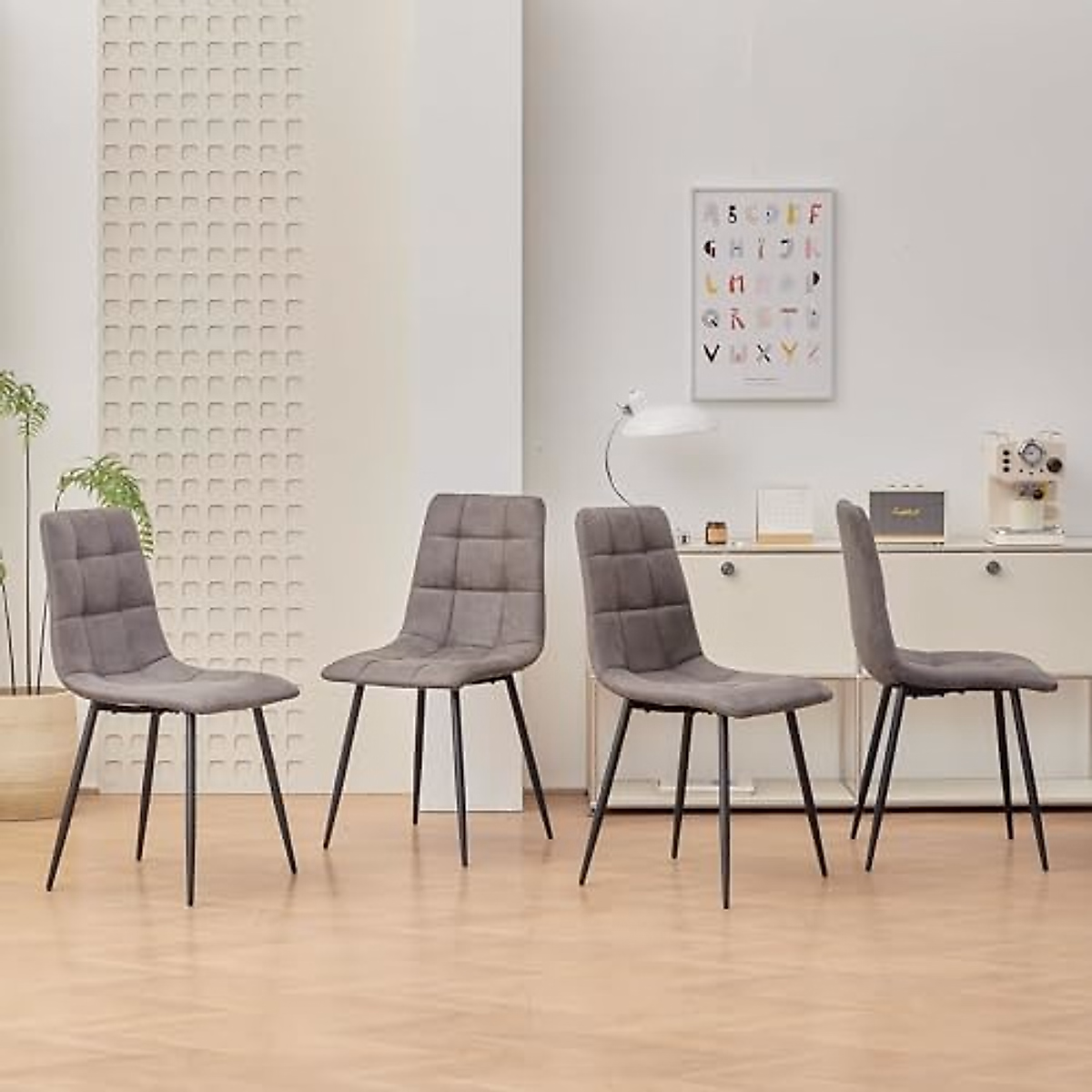 Leisure Coffee Table Modern Marble Effect Table Top Golden Iron Art Mid-Century White Tulip Table Metal Base Pedestal Table for Kitchen Restaurant Living Room Side Table (Color : Grey/Grey)