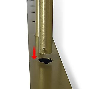 SimLife Twin Bed Frame with Headboard and Footboard Metal Platform Bed Frame Under Bed Storage Mattress Foundation No Box Spring Need Gold