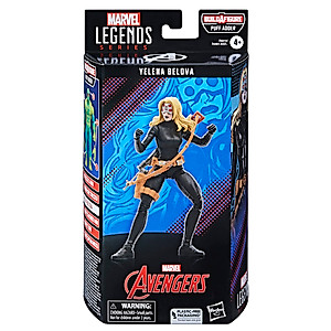 Marvel Legends Series: Yelena Belova Black Widow, Classic Comic Collectible 6-Inch Action Figure, 4+ Years