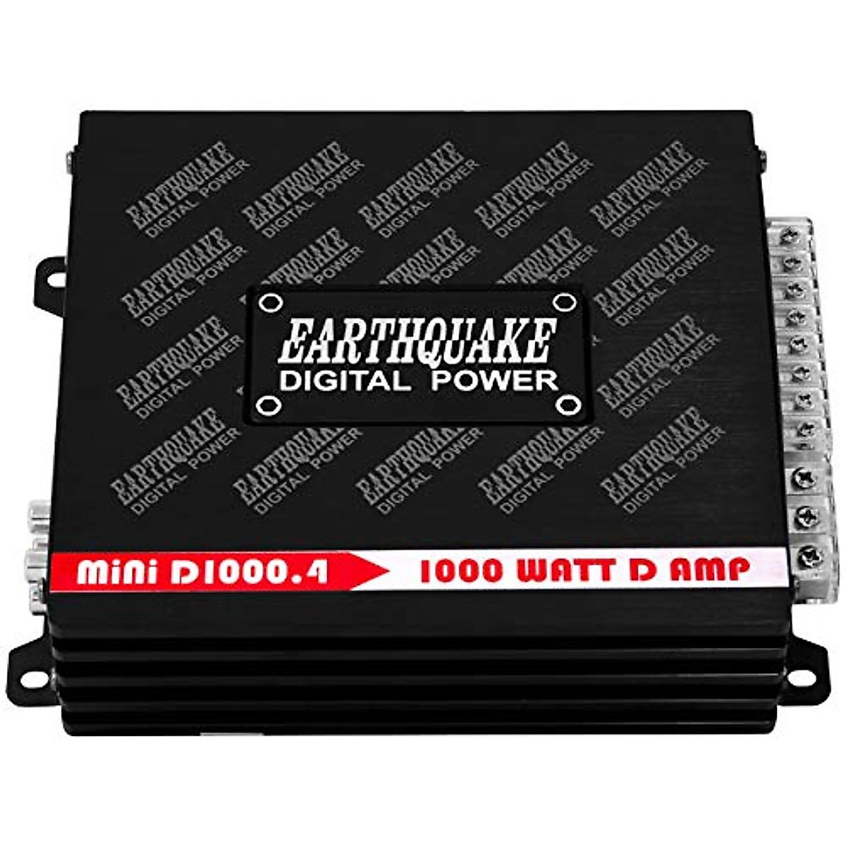 Earthquake Sound MiNi D1000.4 (Gen 2) Stereo Class D 4-Channel Car Amplifier, 1000 Watts