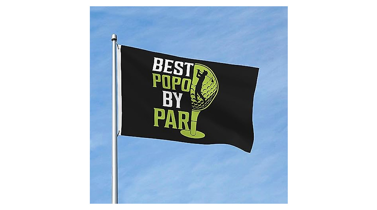 IMEEGIEN Best Popo By Par Flag 3x5 Ft - Double-Sided Outdoor Decor
