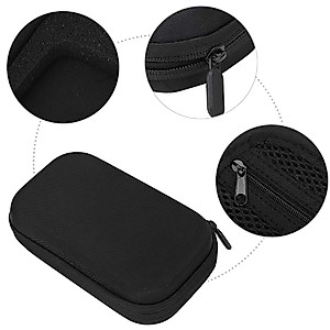 Akozon Microphone Storage Bag Hard Carrying Travel Case Portable Hard Protective Case Storage Bag for Blink 500 B2 Wireless Microphone Black for lavalier Carry case saramonic Blink 500 b2