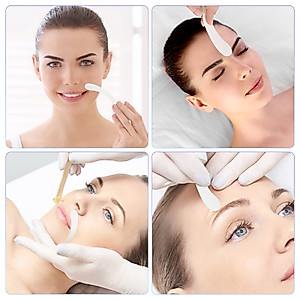 400 Pieces Facial Hair Removal Kit - Wax Strips for Eyebrows, Lips, Face for Women, Men - Home and Travel Use