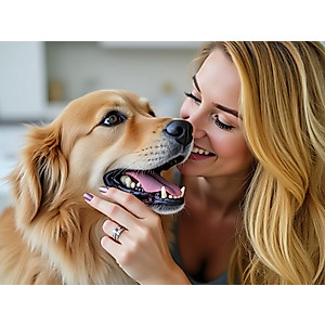 Digopets Dog Toothbrush & 4 Best Enzymatic Toothpaste Kit - Freshens Breath, Whitens Teeth, and Reduces Plaque - Teeth Cleaning Set Bite Block & Brush