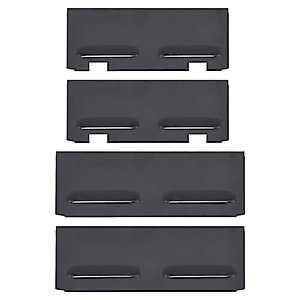 GasSaf 5022 Wind Guards for Blackstone 22" Griddle and Other Griddle, Set of 4 PCS Black Durable Windproof Wind Screen for Outdoor Cooking