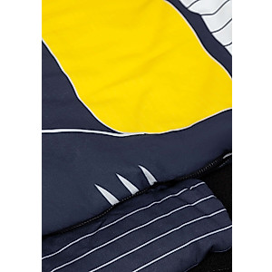 Batman Batmobile Kids Sleepover Bag Superhero Slumber Mat with Built-in Pillow, Cozy & Soft