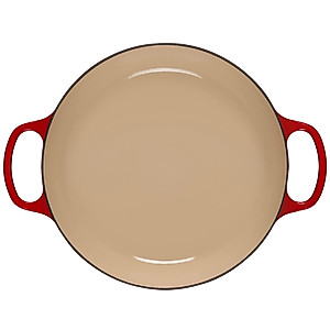 Le Creuset Eiffel Tower Collection Enameled Cast Iron Signature Braiser with Lid, 3.5 qt., Cerise