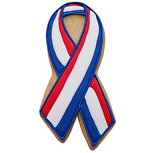 Awareness Ribbon Cookie Cutter Breast Cancer Awarenes 4" Made in USA by Ann Clark