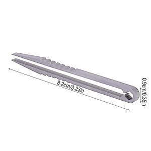 Portable Tweezers, Titaniums Alloy Tweezers, Stainless Steel Precision Tweezers for Fixing Various Small Parts