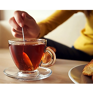 Stash Herbal & Decaf Tea Sampler (40 count) 20 Flavor Assortment with By The Cup Honey Sticks