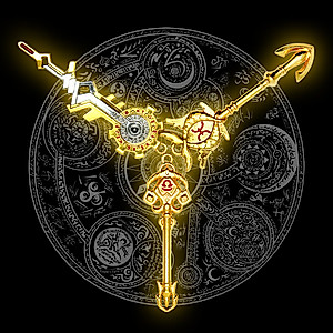 econoLED 25PCS Key Chain Celestial Spirit Gate Pendant Set Keychain for Children Kids Christmas Thanksgiving Day Birthday Gifts