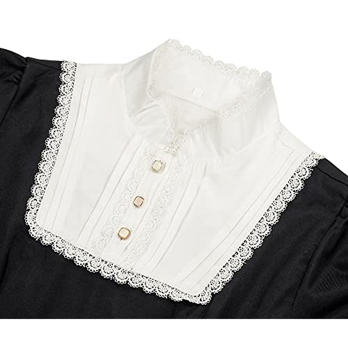 Nite closet Gothic Dress Long Sleeve Black Lolita Vintage Dresses Retro (8-10)…