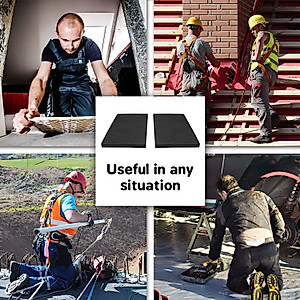 XCEL 2-Pack Strapless Knee Pads 9" x 4.5" x 1/2" No Strap Knee Pads Knee Pad Inserts Cushion for Work Pants, Neoprene, Water and Weather Resistant