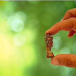 Purpledip Rare Miniature Statue Dattatreya (Brhma-Vishnu-Shiva): Holy Trinity of Hindu Gods, Unique Collectible Gift (11169)