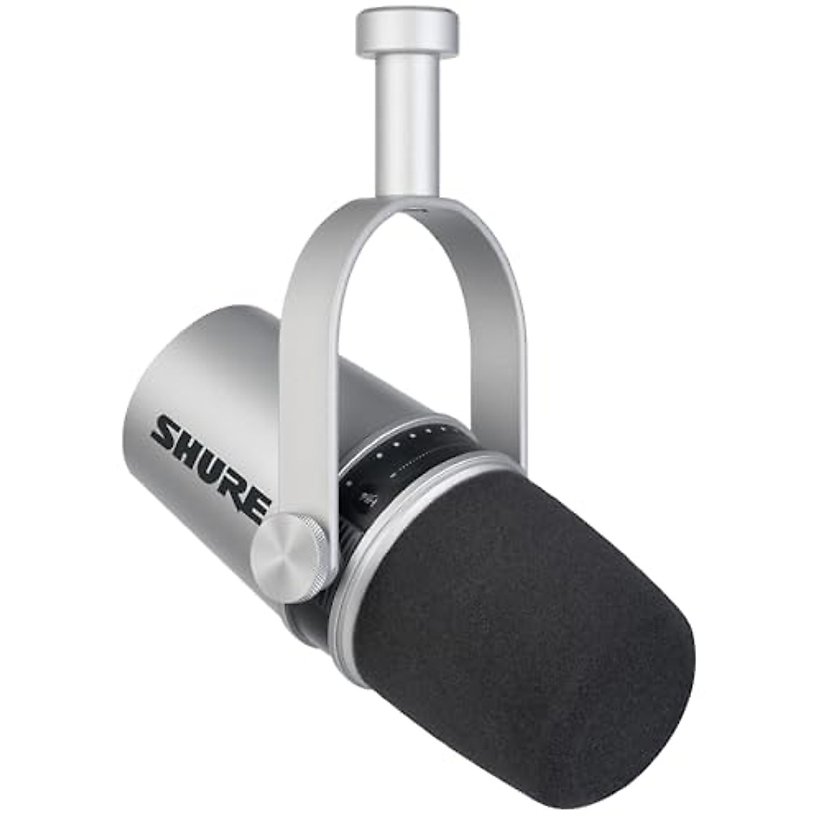 Shure MV7 USB Podcast Microphone - Silver