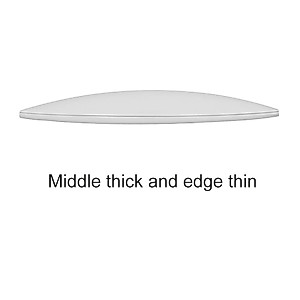 Door Knob Wall Shield, Transparent Round Soft Rubber Wall Protector Self Adhesive Door Handle Bumper (Large Round 3.54" 4PCS, Clear)