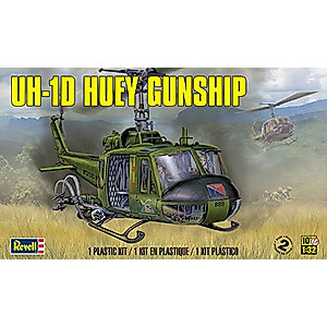 Revell Germany UH-1D Huey Gunship Model Kit , Green