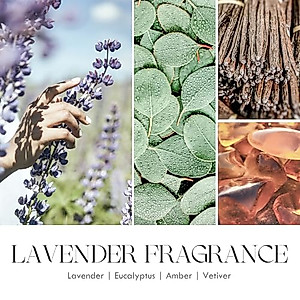 AOOVOO Lavender Aromatherapy Candle, Get Well Soon Gift for Women, Soy Wax Candle, 9 oz, 50 Hours Burn Time