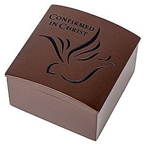 Roman Giftware Inc, Sacrements, Confirmation, 2" H Confirmation Bronze Box,Religious, Inspirational, Durable (2x3x3)