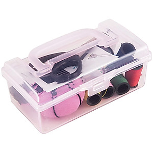 SINGER 01923 Toolbox Sewing Kit, 2.75-Inch ny 1.95-Inch ny 4.50-Inch, Pink