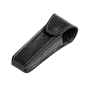 MÜHLE Brown Leather Safety Razor Travel Pouch