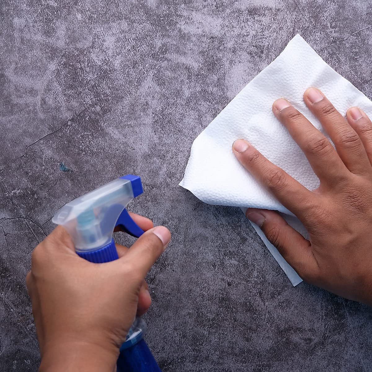 DOMPEL Trigger Sprayers valves, color lilac, thread 28/410, made with stainless steel springs and glass balls, with spray and stream Model 101D. (Spray heads only, bottles not included) (2)