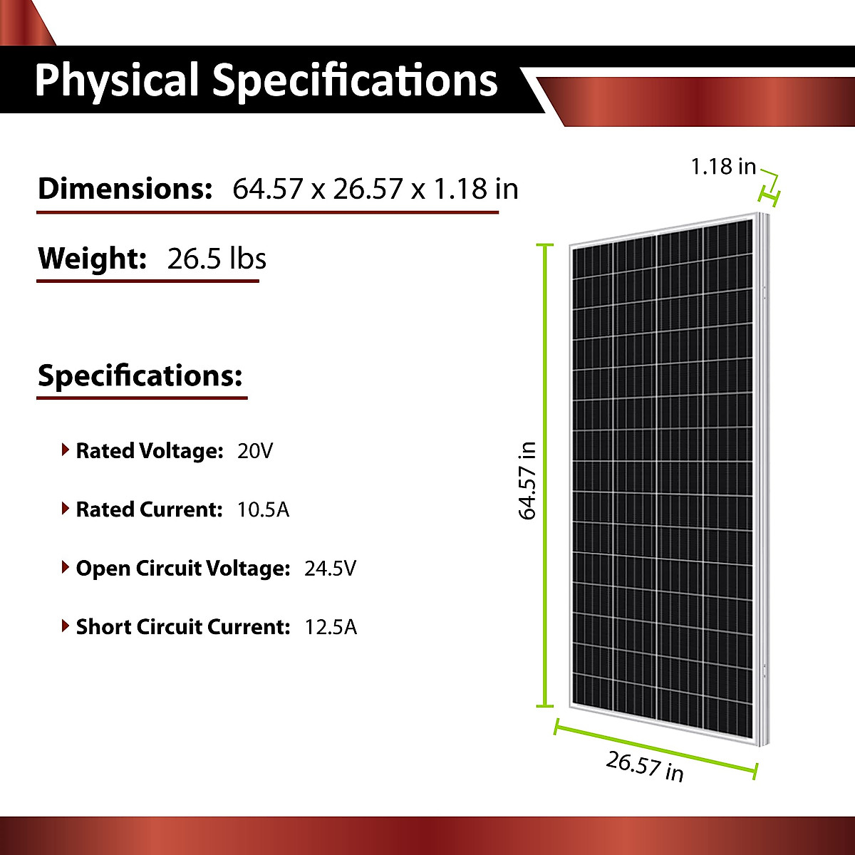 ExpertPower 630W 12V Solar Charging Kit: 210W*3 Mono Solar Panel + 60A Bluetooth MPPT Controller + Mounting Brackets + Connecting Cables for Off-Grid 12V DC Solar Power System